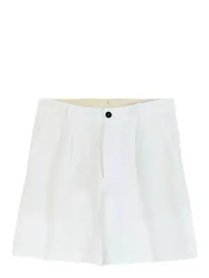 FORTELA Pleated Shorts - White