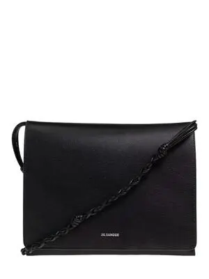 JIL SANDER Braided-strap Shoulder Bag - Black