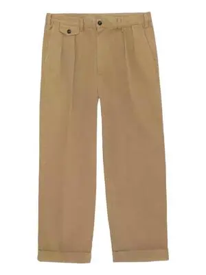 FORTELA Pleated Trousers - Neutrals