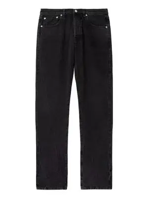 FORTELA Five Pocket Selvedge Jeans - Black