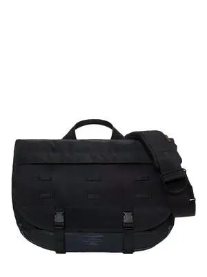 PORTER-YOSHIDA & CO Buckle Strap Messenger Bag - Black