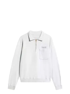 FORTELA Yale P Coach Zip Pocket Sweatshirt - Grey
