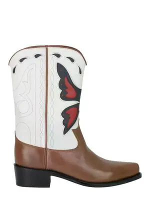 FORTELA Butterfly Camperos Boots - Brown