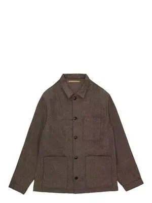 FORTELA Tristan Shirt Jacket - Brown