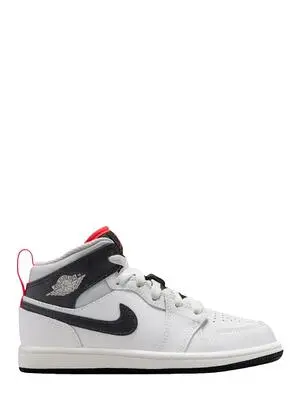 JORDAN Jordan 1 Mid Infrared Black Sneakers Summit White/infrared 23/neutral Grey