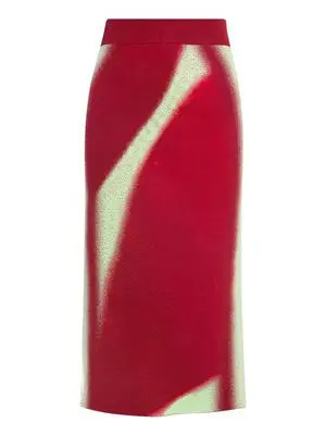 Ph5 Sophie Split Midi Skirt - Red
