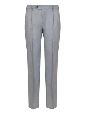 PT TORINO Pleated Tailored Trousers - Grey