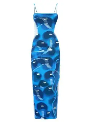 Ph5 Spaghetti-strap Midi Dress - Blue