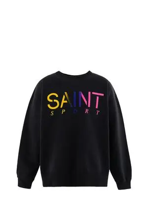 SAINT MXXXXXX Sport Crewneck Sweatshirt - Black