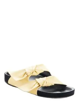 Isabel Marant Lennyo Footbed Slide Sandal - Butter