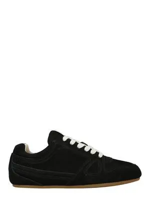 Isabel Marant Senny Low Suede Sneakers - Black