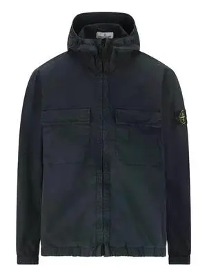 Stone Island Chest-pocket Hooded Jacket - Blue