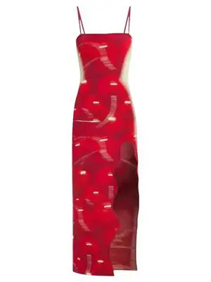 Ph5 Sleeveless Midi Dress - Red