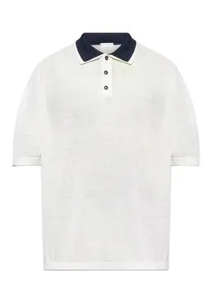 Eleventy Buttoned Polo Shirt - White
