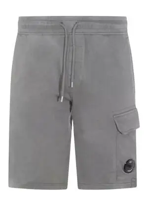 C.P. COMPANY Cargo Logo Shorts - Grey