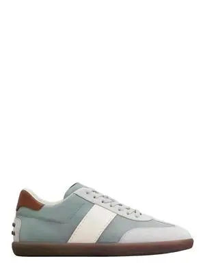 TOD'S Stripe Detail Sneakers - Blue