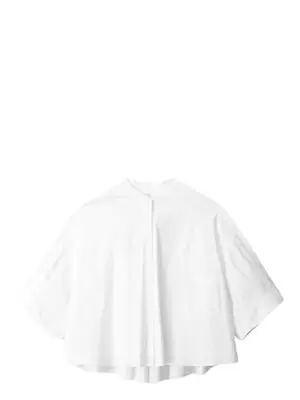 Staud Enzo Pleated Blouse - White