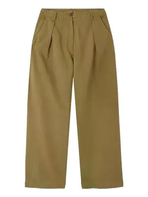 American Vintage Pleated Trousers - Brown