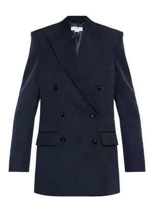 Stella McCartney Buttoned Double-breasted Jacket - Blue