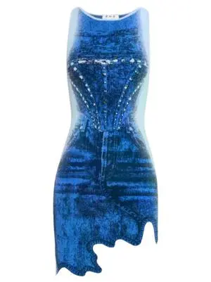 Ph5 Sleeveless Mini Dress - Blue