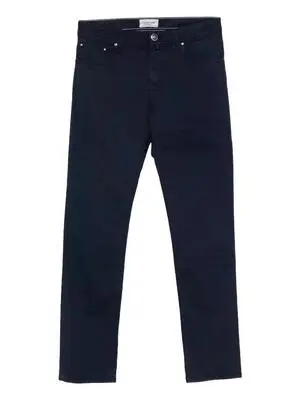 Jacob Cohen Buttoned Straight Leg Jeans - Blue