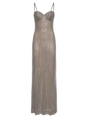 Giuseppe Di Morabito Crystal-embellished Sweetheart Dress - Neutrals