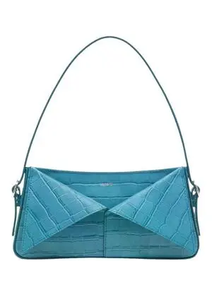 Coperni Crocodile-effect Belt Handbag - Blue