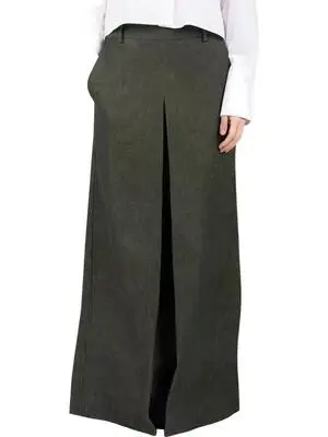 SOCIETE ANONYME Victoria Front-slit Maxi Skirt - Green