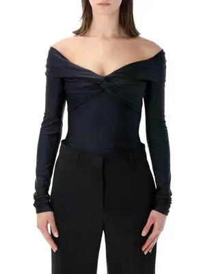 Andamane Twisted Bodysuit - Black