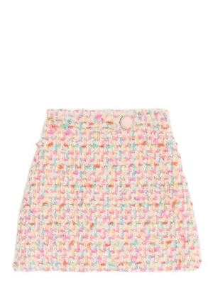 Valentino Garavani Valentino Candy Tweed Short Skirt Multicolour