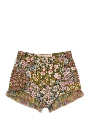 Valentino Garavani Gobelin Shorts - Black/multicolour