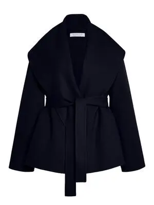 Gabriela Hearst Harris Wrap Jacket - Dark Navy