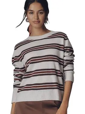 REFORMATION Nikki Cashmere Sweater - Gossamer Multi Stripe