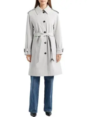 Bcbgmaxazria Belted Trench Coat - Stone