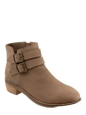 Softwalk Rochester Bootie - Stone Nubuck