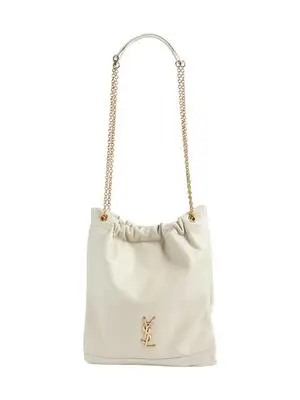 Saint Laurent Jamie 4.3 Patchwork Leather Shoulder Bag - Cream Soft