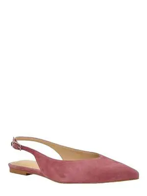 Guess Dorazio Slingback Pointed Toe Flat - Pink