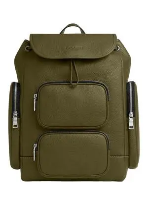 COACH® Finn Backpack - Silver/olive