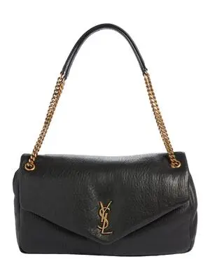 Saint Laurent Large Calypso Shoulder Bag - Noir