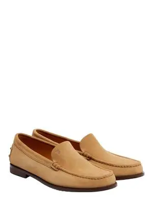 TOD'S Suede Loafers - Beige