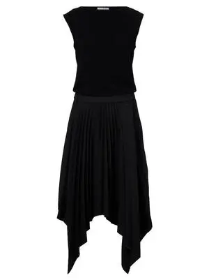 Acne Studios Duba Midi Dress - Black