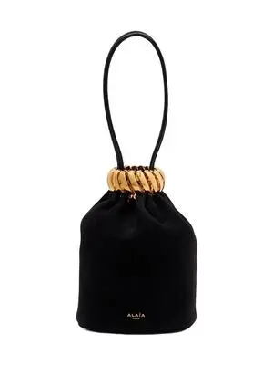 Alaïa Motion Mini Embellished Top-handle Bag - Black