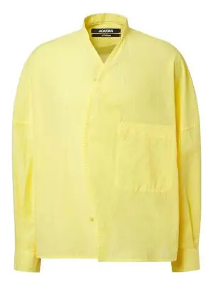 Jacquemus Berlingot Cotton-blend Polo Shirt - Yellow