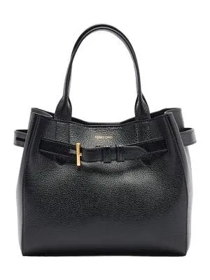 TOM FORD Leather Tote Bag - Black