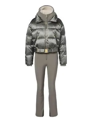 Bogner Down Ski Suit And Jacket Set - Green