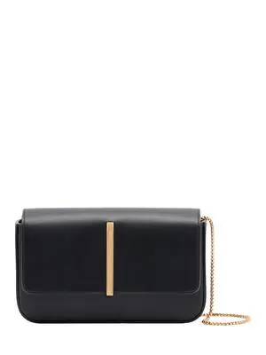 TOD'S Mini Leather Crossbody Bag - Black