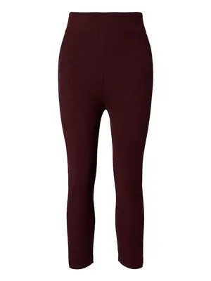Chloé Knitted Capri Pants - Brown