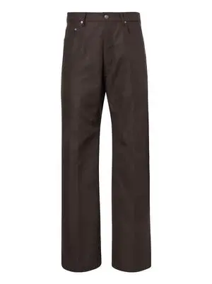 Rick Owens Geth Wide-leg Jeans - Brown