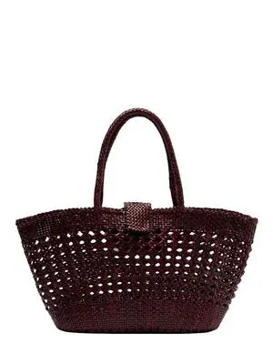 Rixo X Dragon Diffusion Lucine Tote - Burgundy