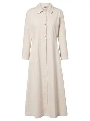 Max Mara Amelia Cotton Shirt Dress - White
